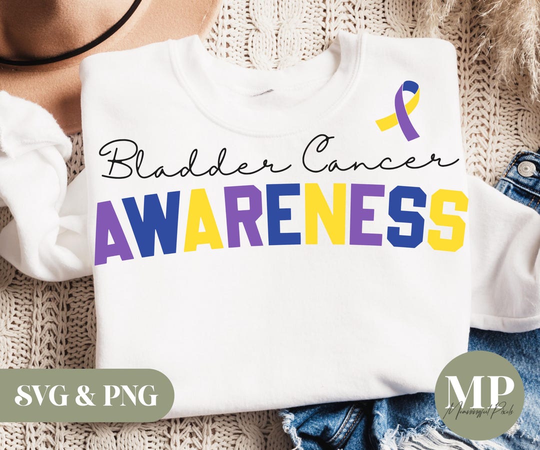 Bladder Cancer Awareness SVG & PNG - Etsy