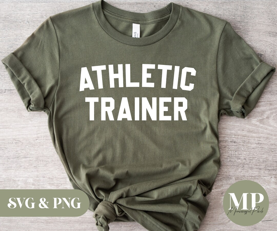 Athletic Trainer SVG & PNG - Etsy