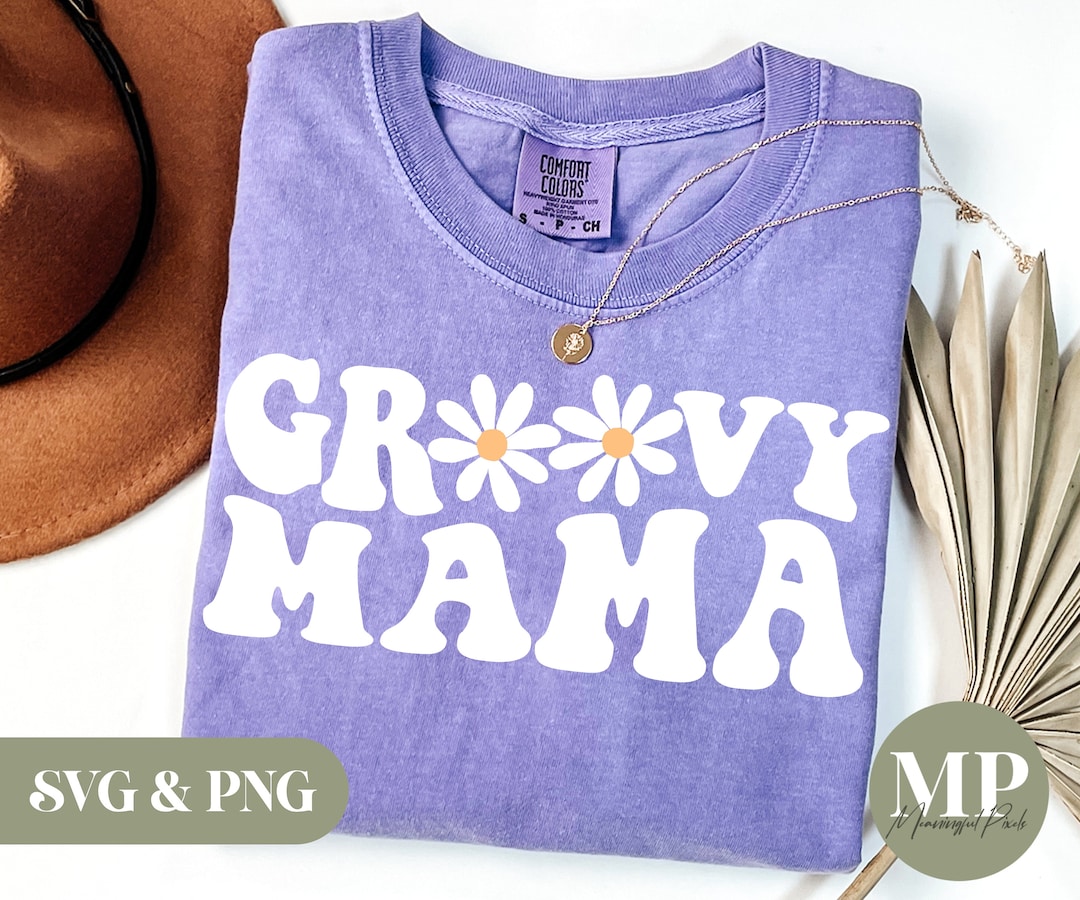 Groovy Mama SVG & PNG - Etsy
