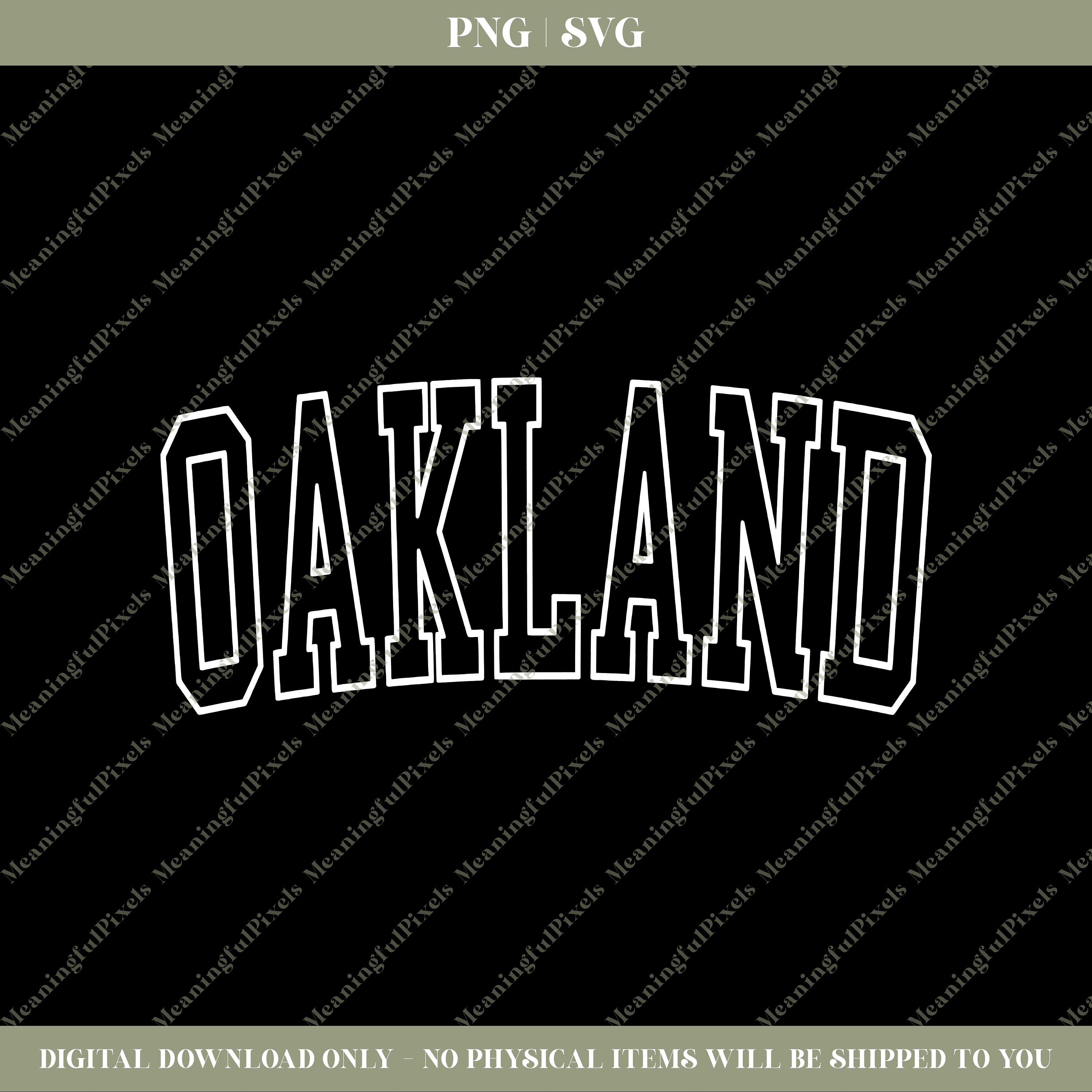 Oakland SVG - Etsy