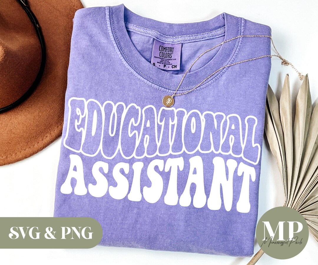 Educational Assistant SVG & PNG - Etsy