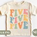 Five Five Years Old 5th Birthday SVG & PNG - Etsy