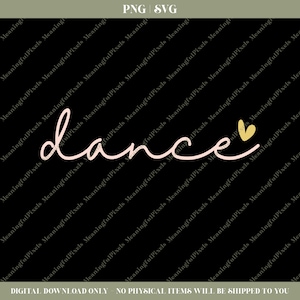 Dance SVG & PNG - Etsy
