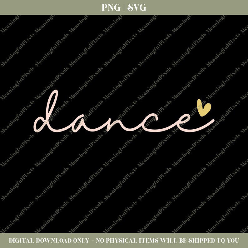 Dance SVG & PNG - Etsy