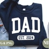 Dad Est. Custom Dad SVG & PNG - Etsy