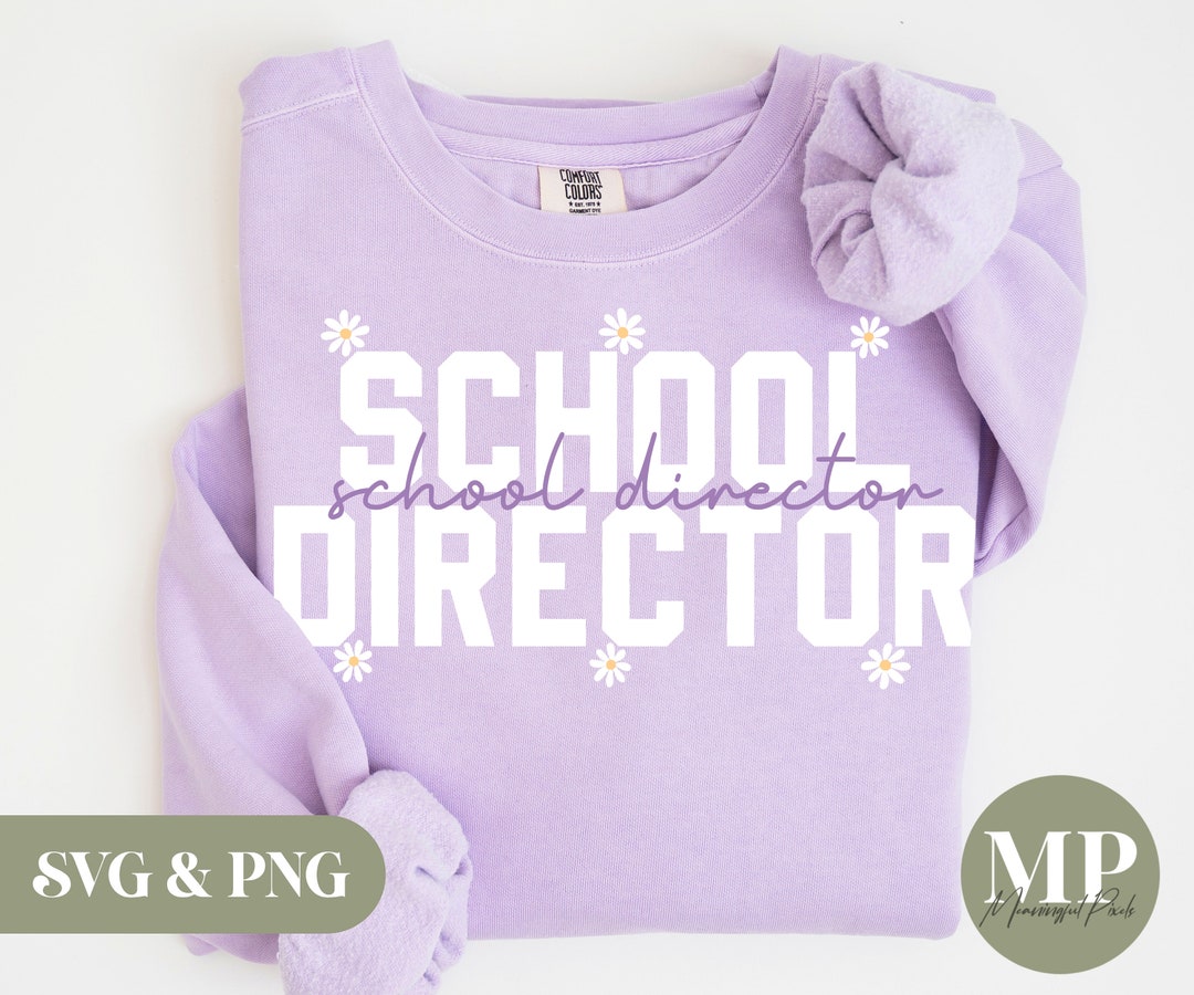 School Director SVG & PNG - Etsy