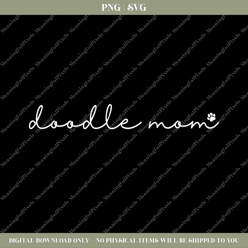 Doodle Mom | Doodle SVG & PNG - Etsy