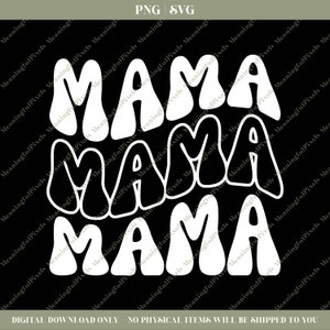 Mama SVG & PNG - Etsy