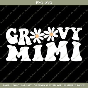 Groovy Mimi SVG & PNG - Etsy