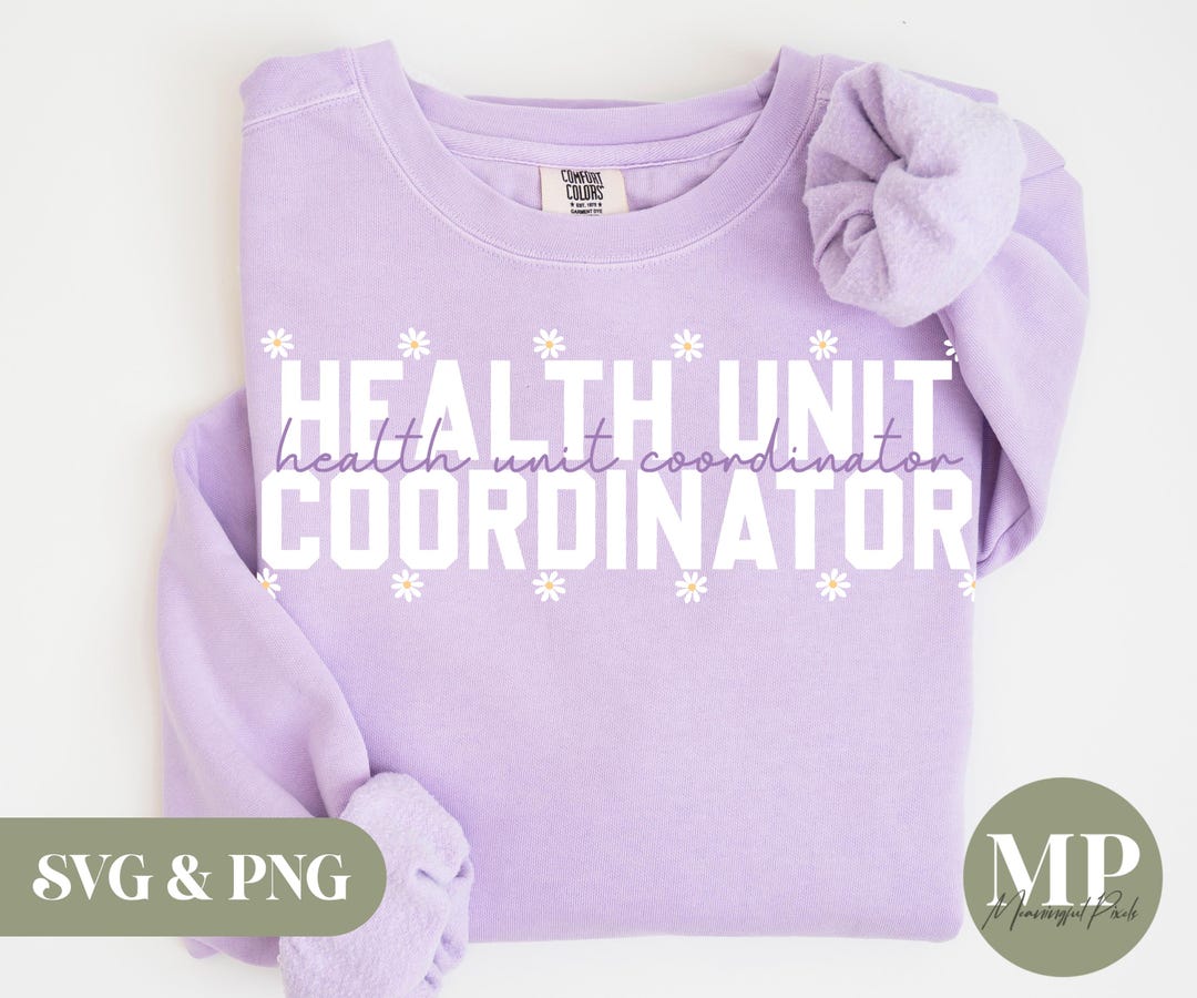 Health Unit Coordinator SVG & PNG - Etsy