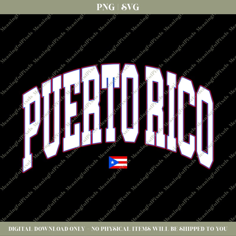Puerto Rico SVG & PNG - Etsy