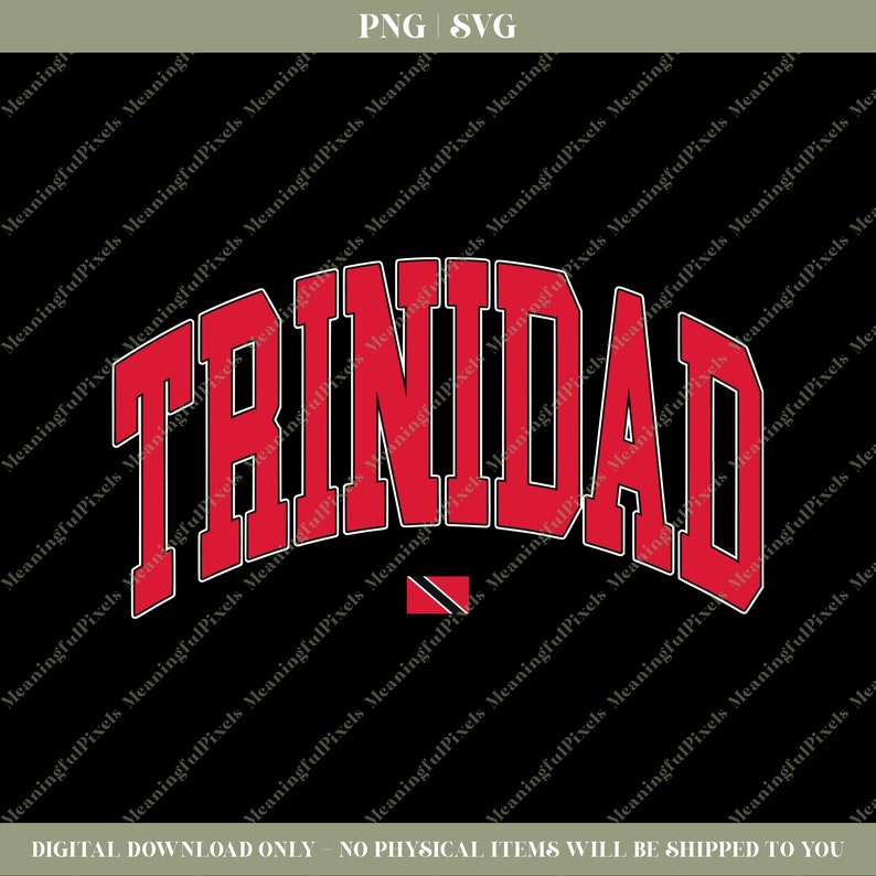 Trinidad SVG & PNG - Etsy