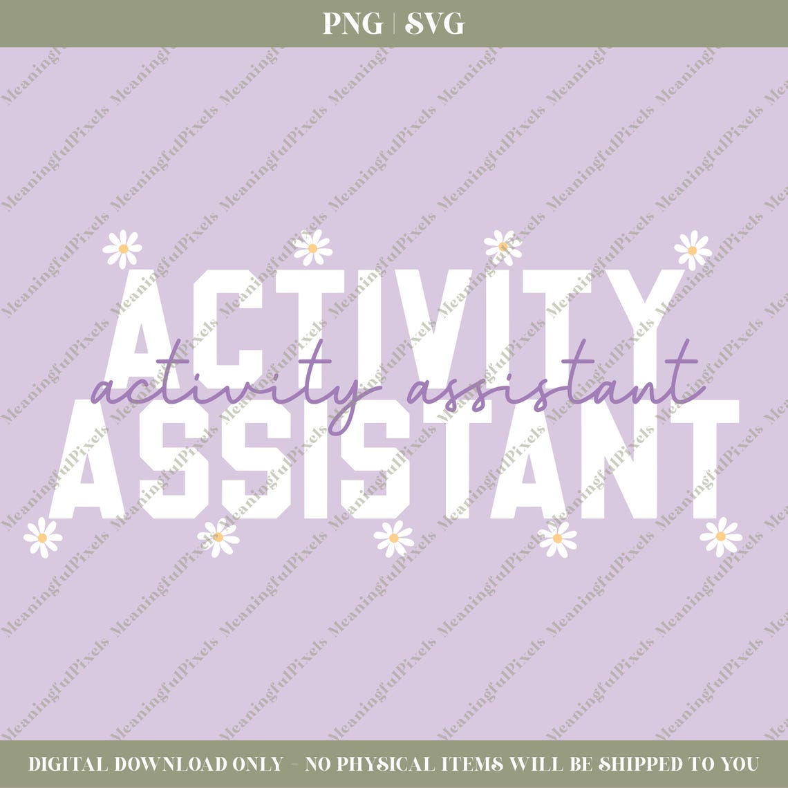 Activity Assistant SVG & PNG - Etsy