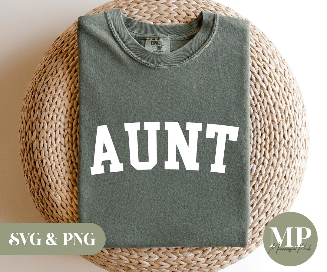 Aunt SVG & PNG - Etsy