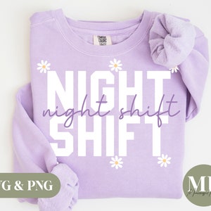 Night Shift SVG & PNG - Etsy