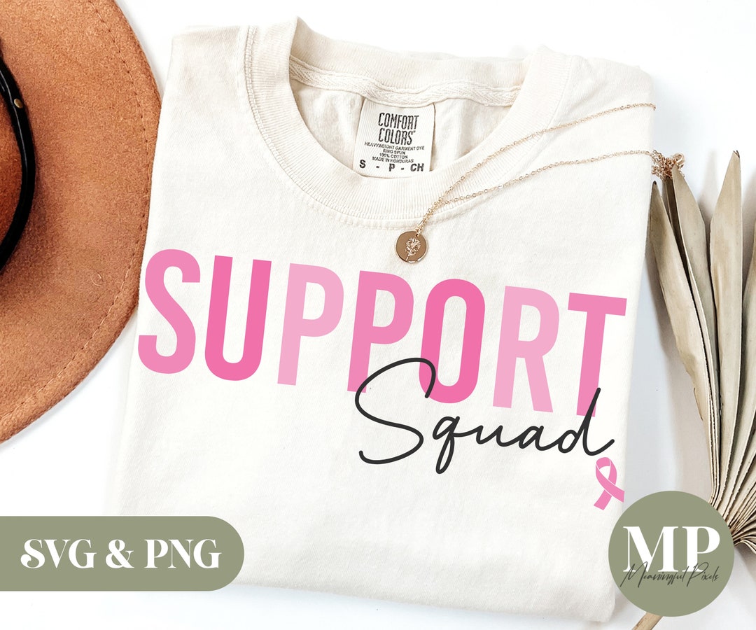 Cancer Support Squad SVG & PNG - Etsy