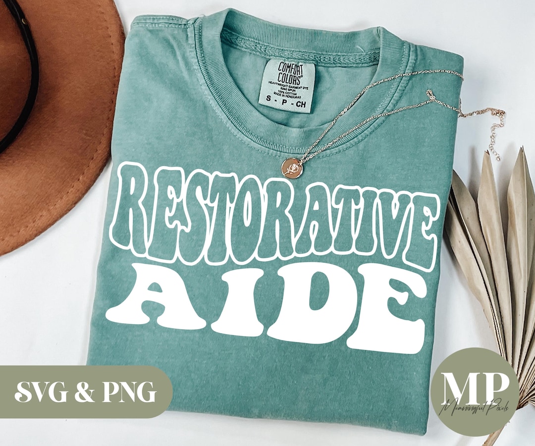 Restorative Aide SVG & PNG - Etsy