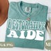 Restorative Aide SVG & PNG - Etsy