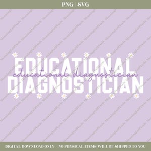 Educational Diagnostician SVG & PNG - Etsy