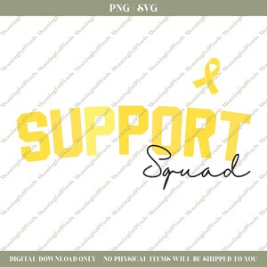 Spina Bifida Support Squad SVG & PNG - Etsy