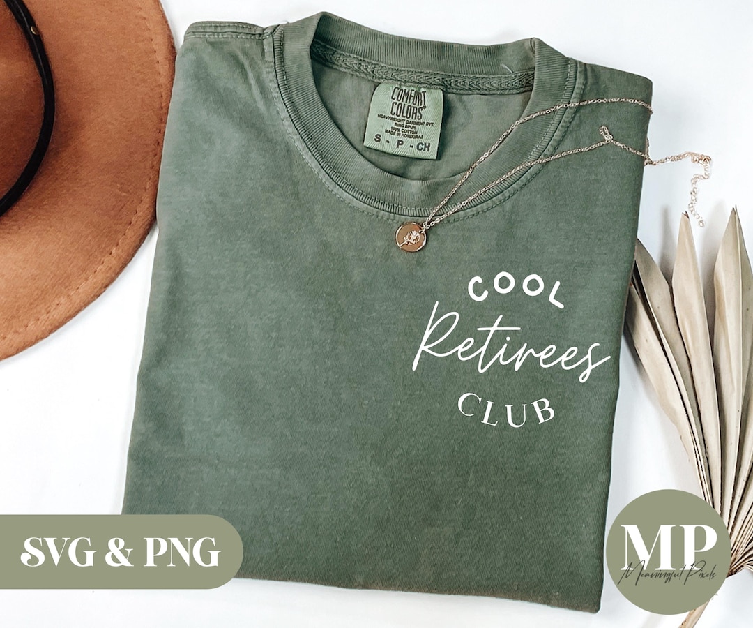 Cool Retirees Club SVG & PNG - Etsy
