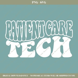 Patient Care Tech SVG & PNG - Etsy