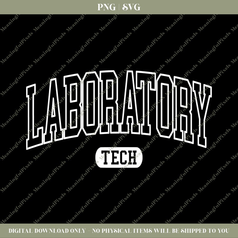 Lab Tech Laboratory Tech SVG & PNG - Etsy