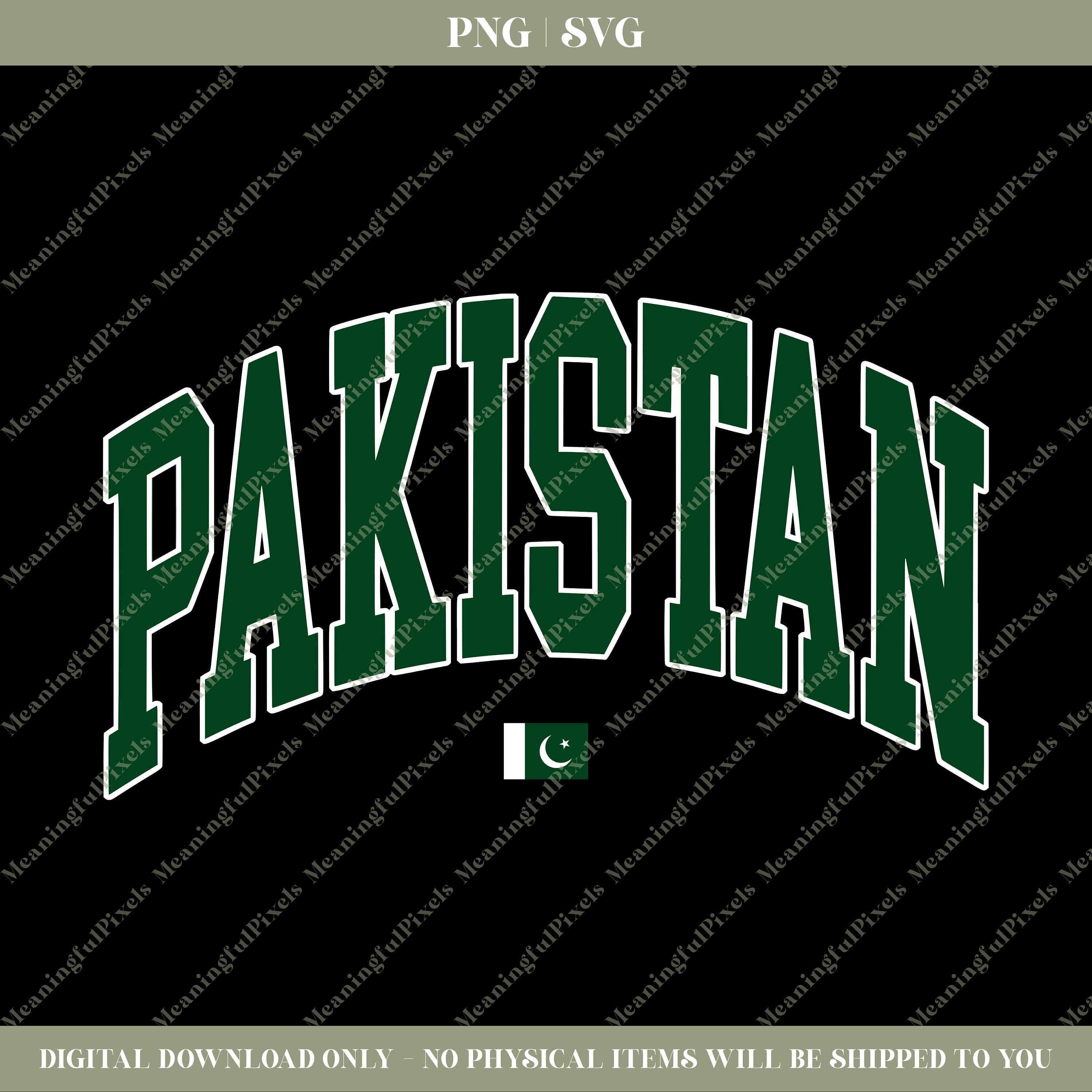 Pakistan SVG & PNG - Etsy
