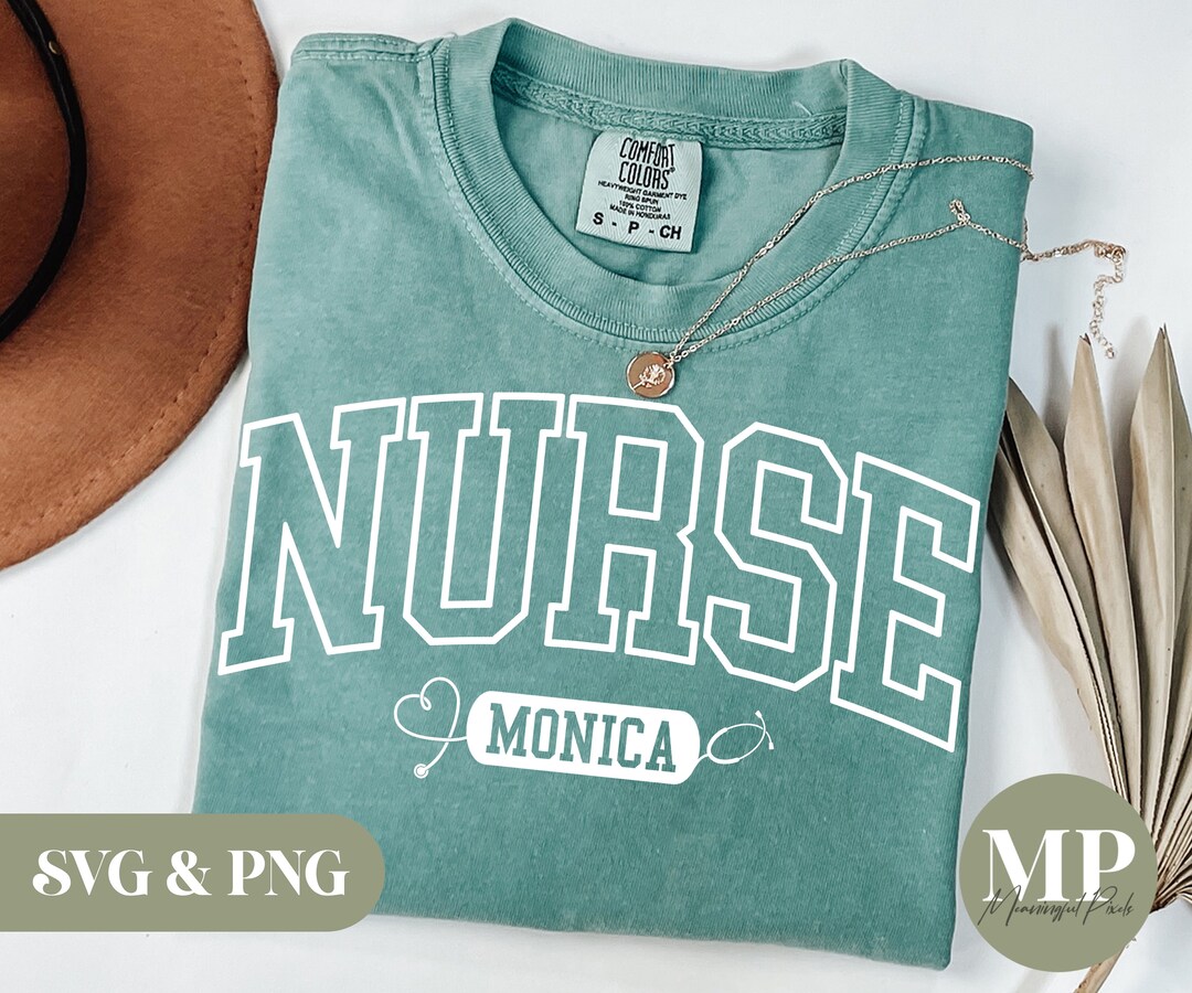 Custom Nurse SVG & PNG - Etsy