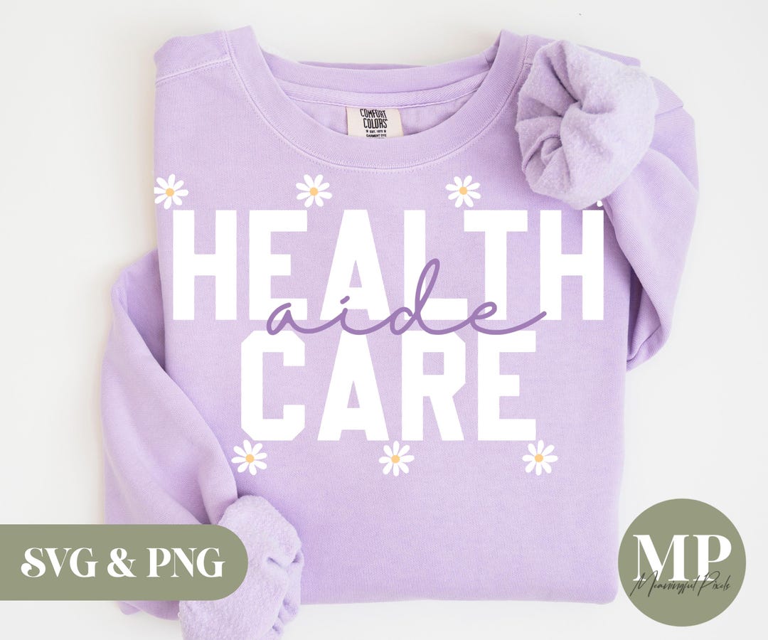 Health Care Aide SVG & PNG - Etsy