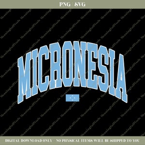 Micronesia SVG & PNG - Etsy