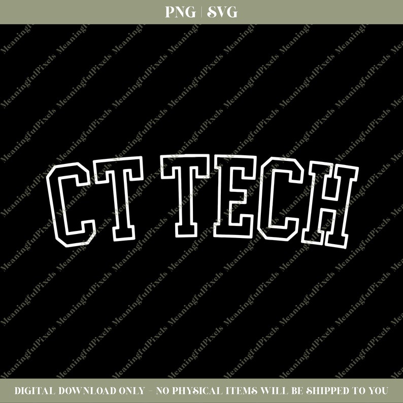 CT Tech SVG & PNG - Etsy