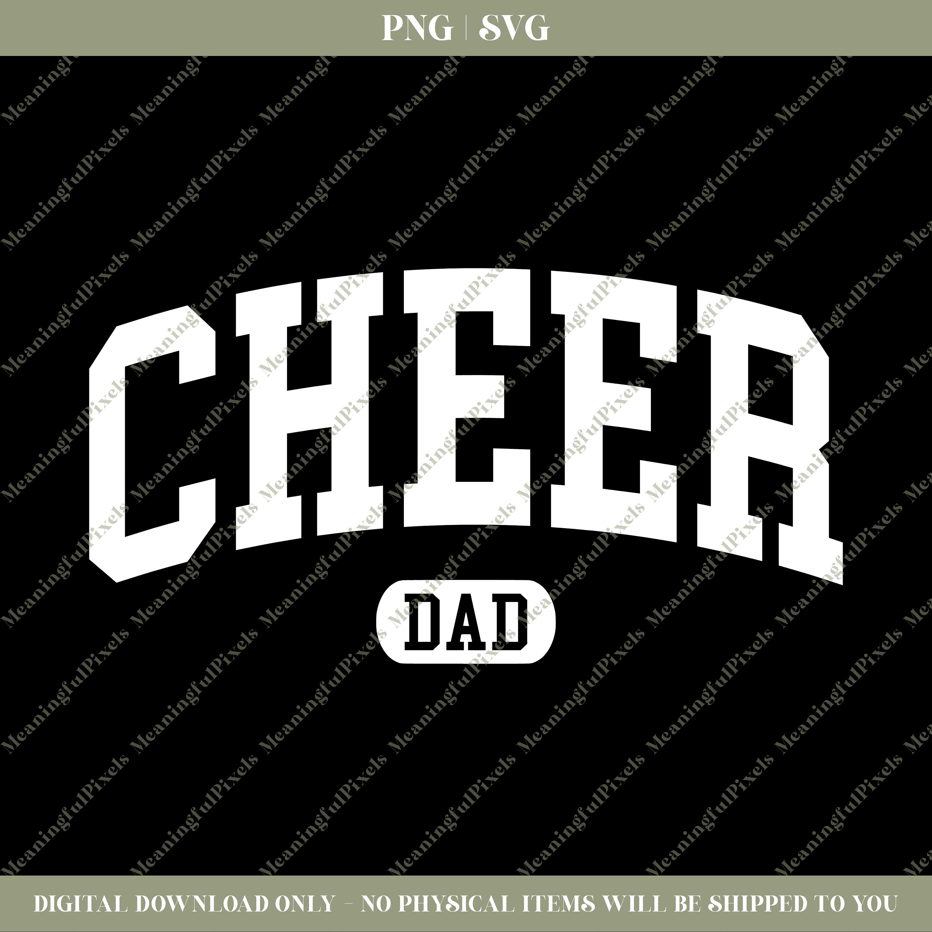 Cheer Dad SVG & PNG - Etsy