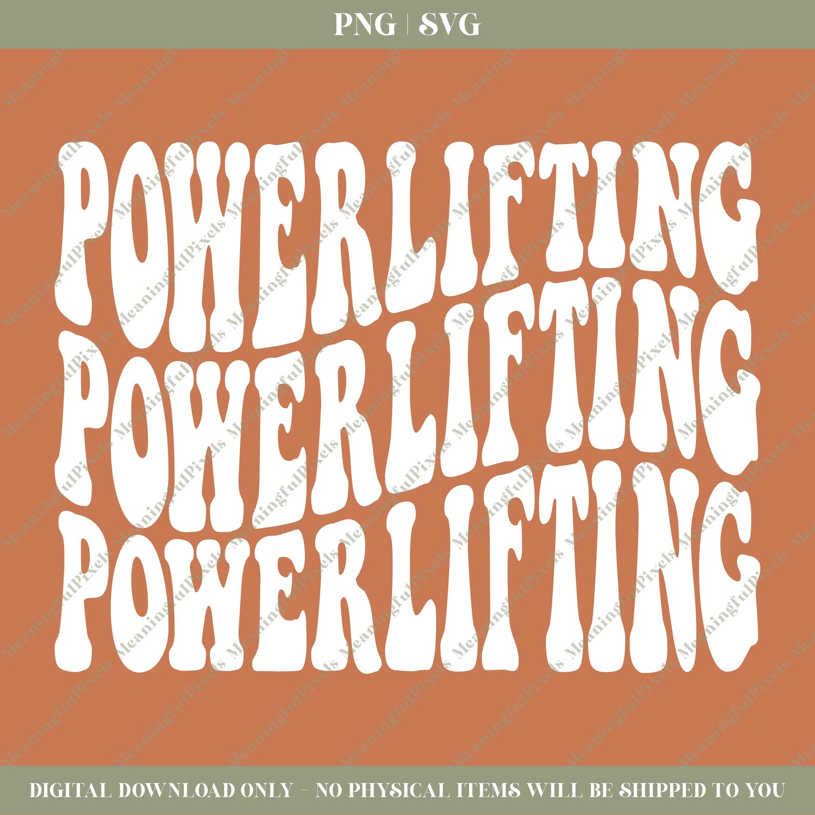 Powerlifting SVG & PNG - Etsy