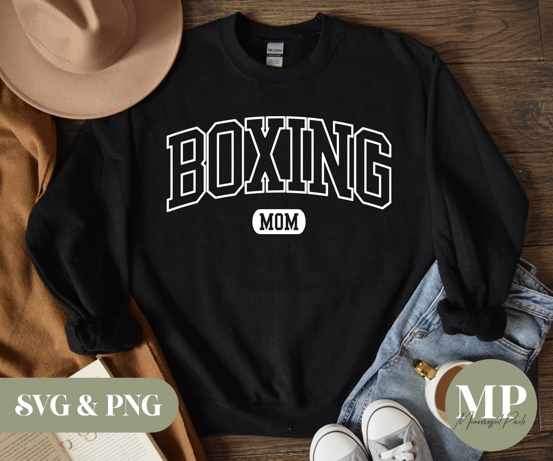 Boxing Mom SVG & PNG - Etsy