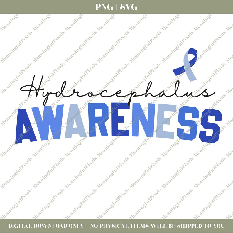 Hydrocephalus Awareness SVG & PNG - Etsy