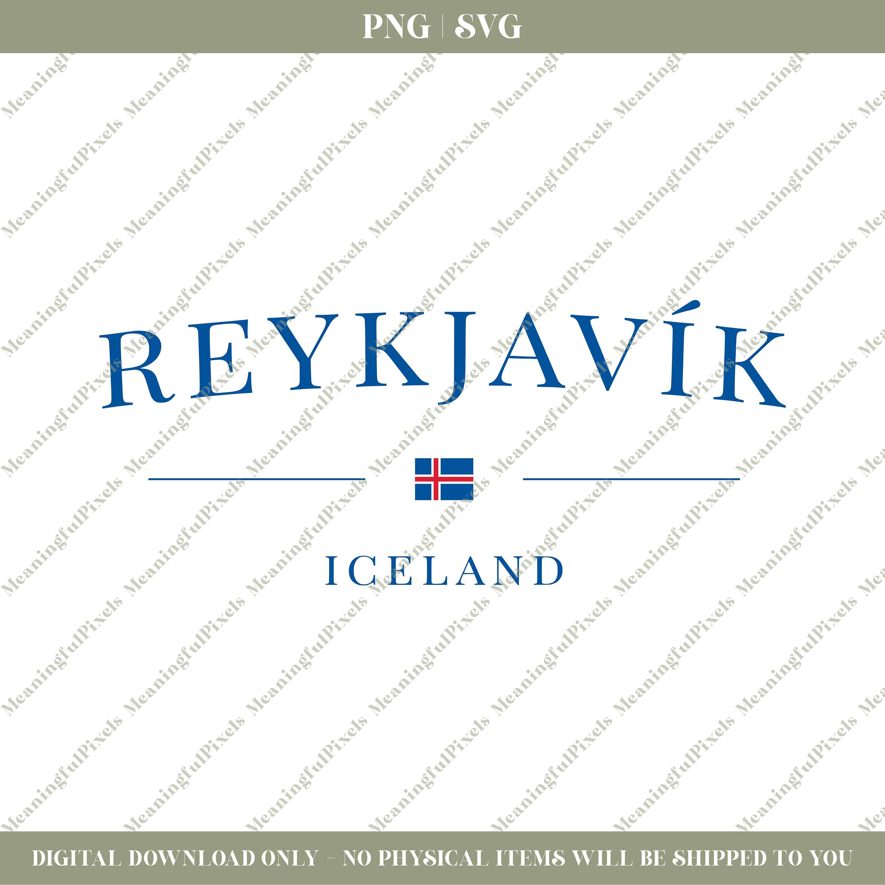 Reykjavík | Reykjavik SVG & PNG - Etsy