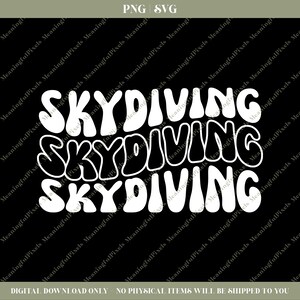 Skydiving SVG & PNG - Etsy