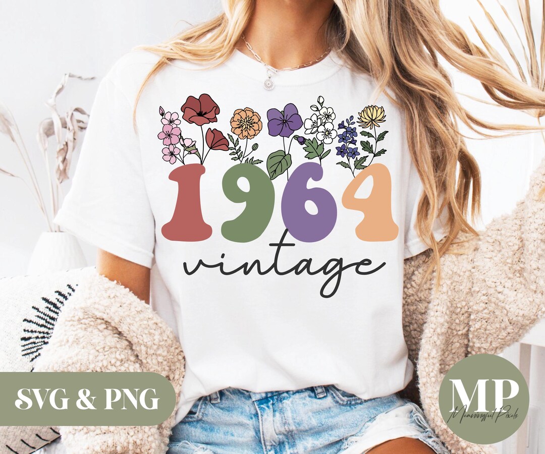 Vintage 1964 SVG & PNG - Etsy