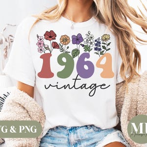 Vintage 1964 SVG & PNG - Etsy