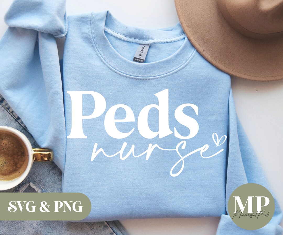 Peds Nurse | Pediatric Nurse SVG & PNG - Etsy