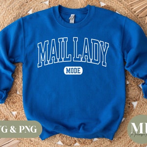 Mail Lady Mode Mail Lady SVG & PNG - Etsy