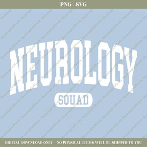 Neurology Squad SVG & PNG - Etsy