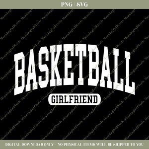 Basketball Girlfriend SVG & PNG - Etsy