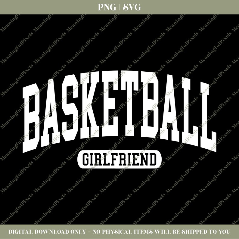 Basketball Girlfriend SVG & PNG - Etsy