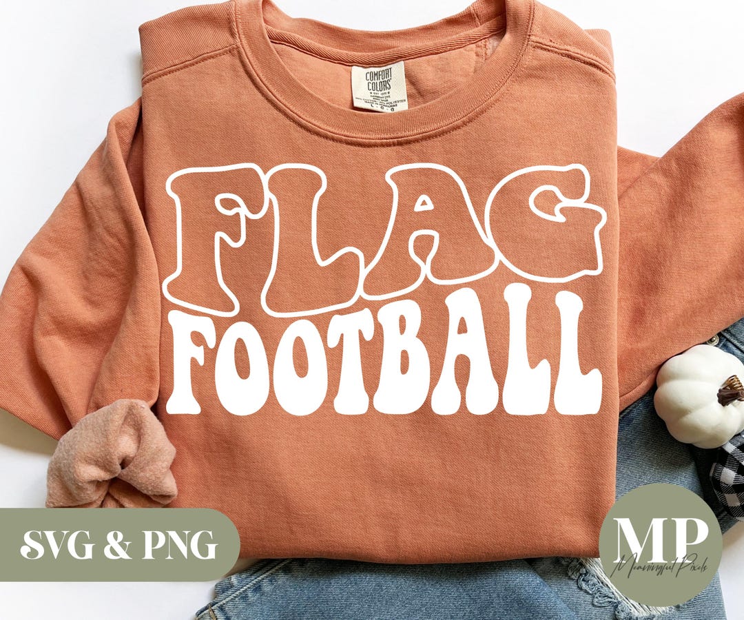 Flag Football SVG & PNG - Etsy