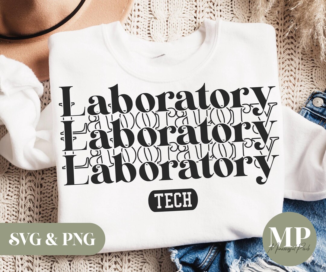 Laboratory Tech SVG & PNG - Etsy