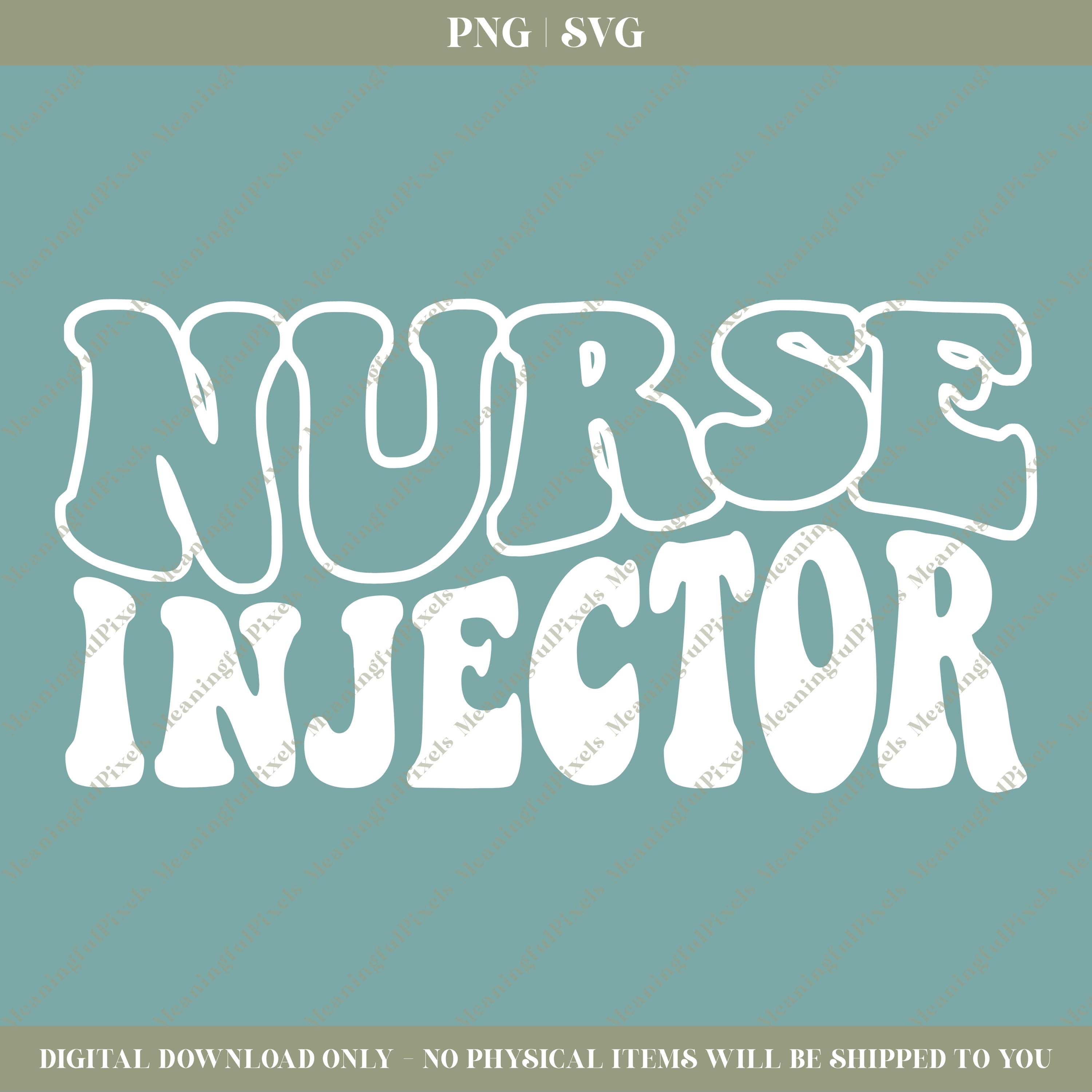 Nurse Injector SVG & PNG - Etsy
