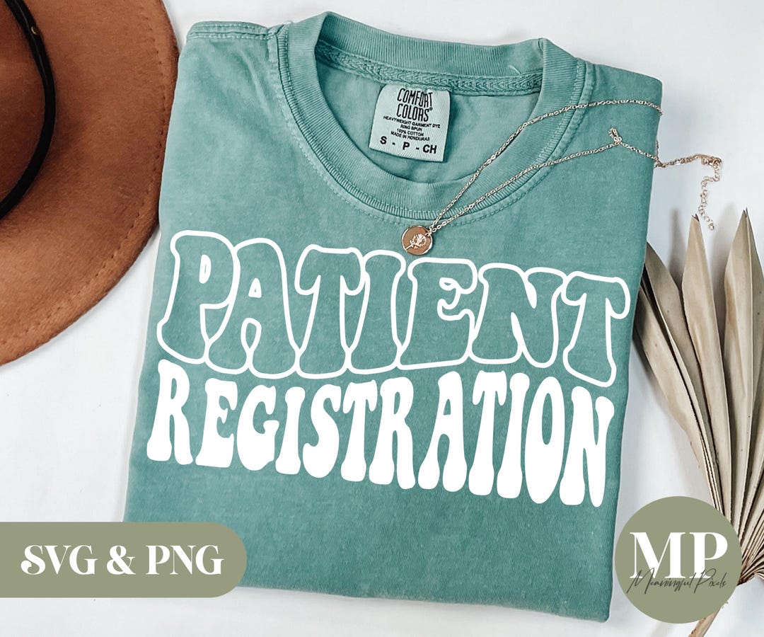 Patient Registration SVG & PNG - Etsy