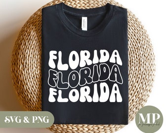 Florida SVG PNG Silhouette Vector Clip Art Design Cut - Etsy